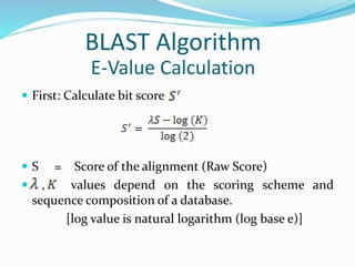 Blast Algorithm | PPTX