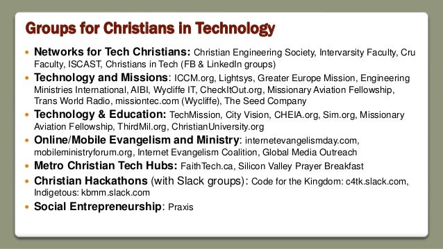 Christians In Technology | How smartphones and social media are ...