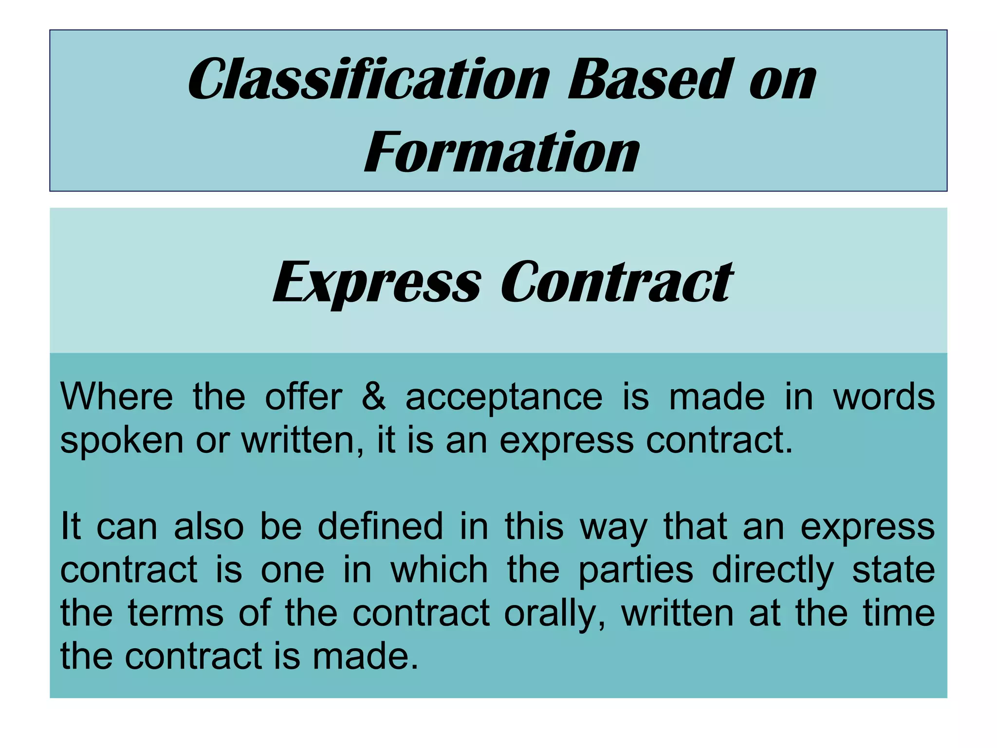 Types of Contract | PPT