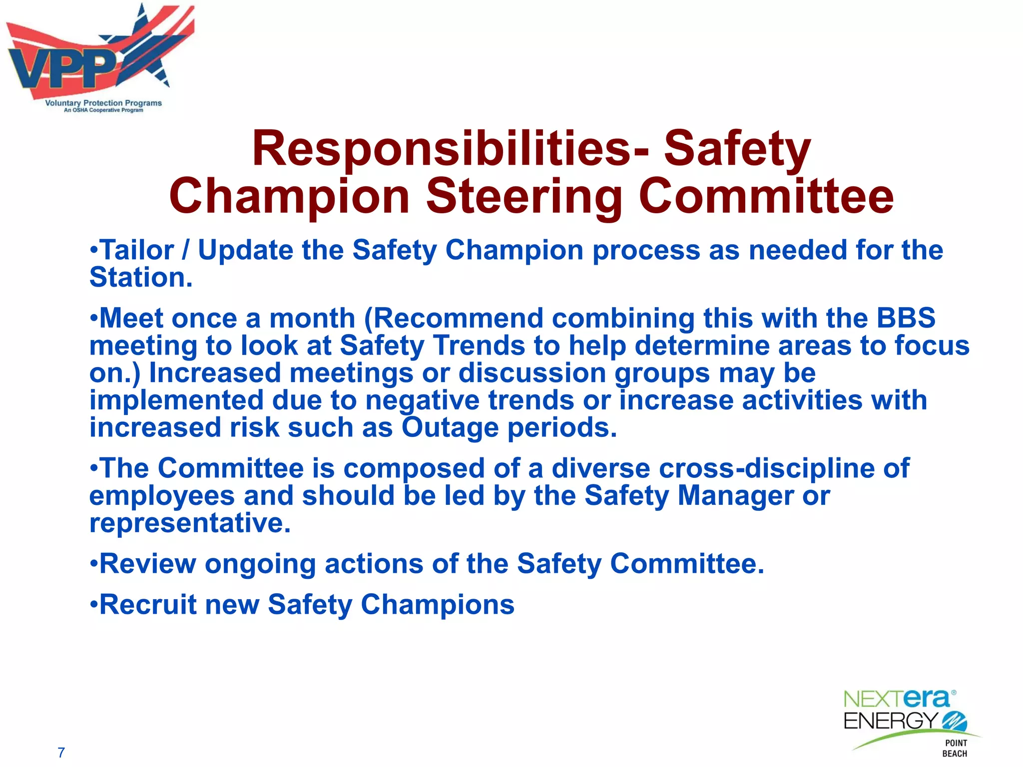 So you want a team of Safety Champions? | PDF
