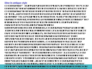 Presentation for chor bizarre | PPT