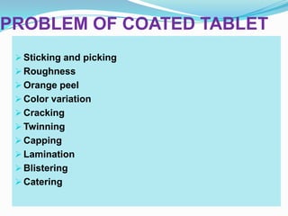 Presentation for Tablet Coating | PPTX