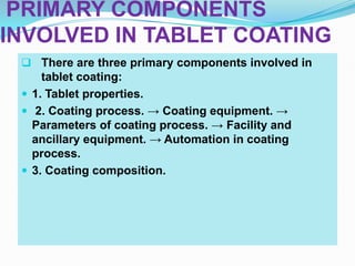 Presentation for Tablet Coating | PPTX