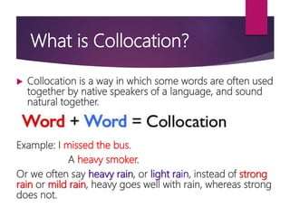 Presentation for collocation | PPTX