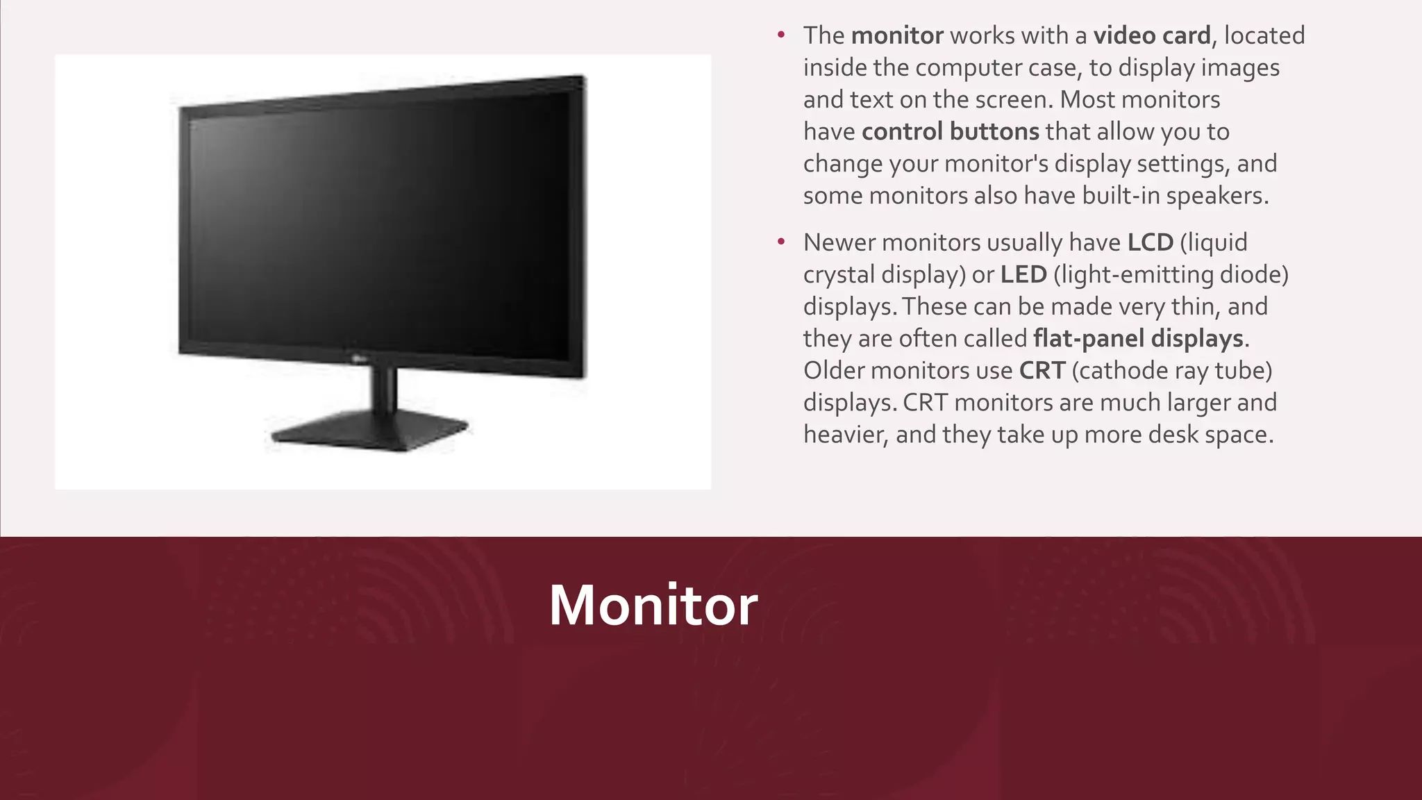 Presentation for computer | PPTX | Computer Peripherals | Computing