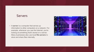 Presentation for computer | PPTX | Computer Peripherals | Computing