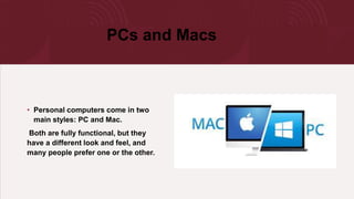 Presentation for computer | PPTX | Computer Peripherals | Computing