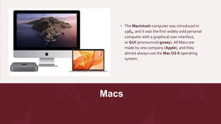 Presentation for computer | PPTX | Computer Peripherals | Computing