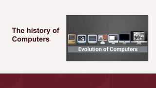 Presentation for computer | PPTX | Computer Peripherals | Computing