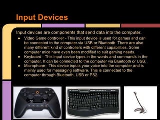 Presentation for computer components | PPTX