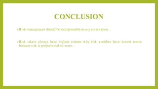 corporate risk management | PPTX
