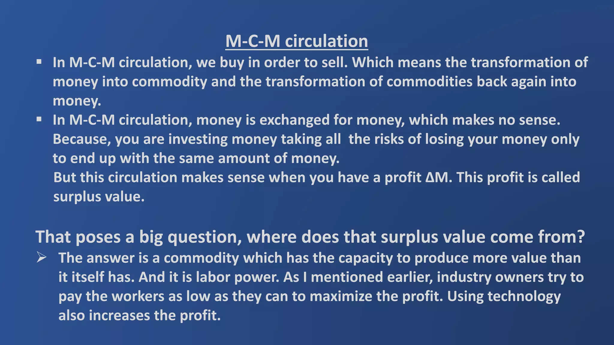 General Formula For Capital by Karl Marx. | PPTX