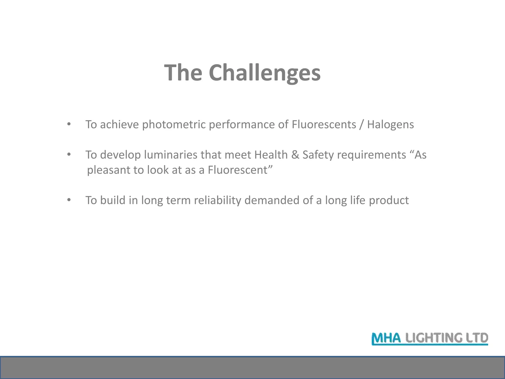 Introduction to MHA Lighting | PPTX
