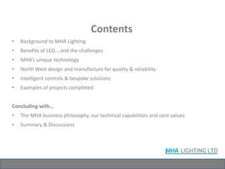 Introduction to MHA Lighting | PPTX