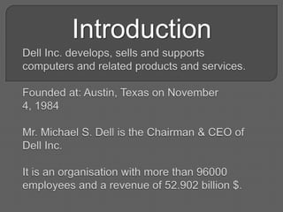 Dell Presentation | PPTX | Laptops | Computing