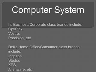 Dell Presentation | PPTX | Laptops | Computing