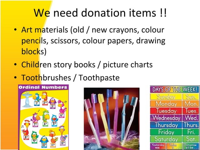 Donation Presentation | PPT