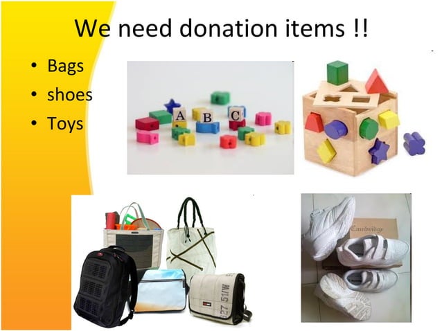 Donation Presentation | PPT