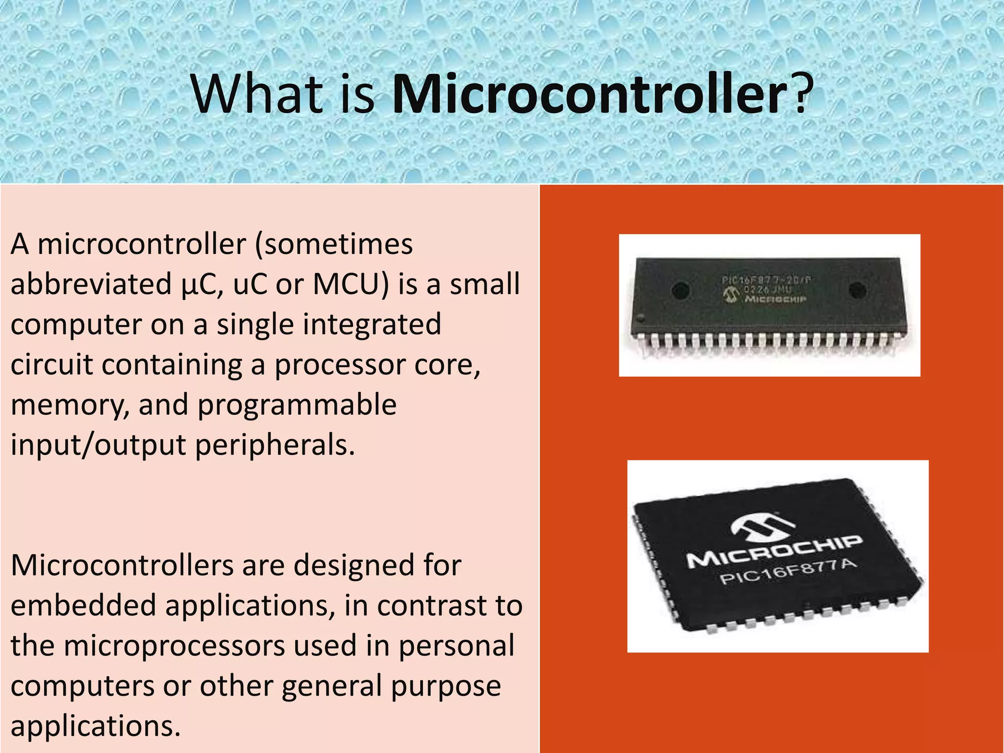 Presentation for EEE engineers on Microcontroller by Dilip Kumar Roy | PPT
