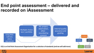 Apprenticeship Standards: iCQ | PPTX