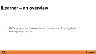 Apprenticeship Standards: iCQ | PPTX