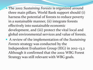 world bank Forest Action Plan | PPTX