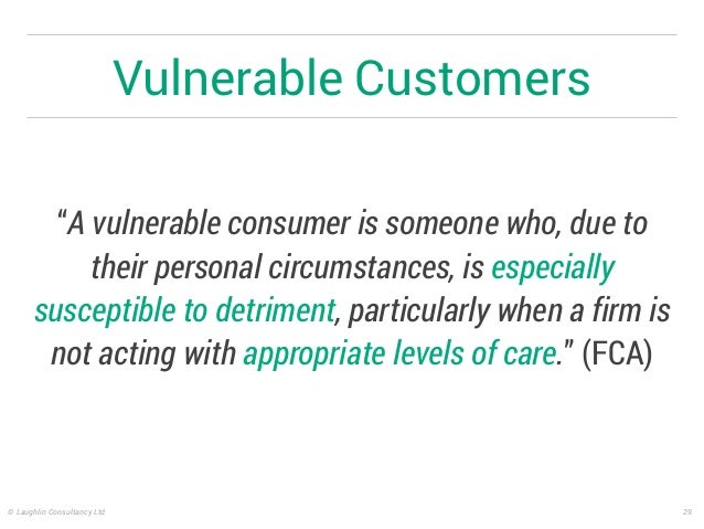 Customer Insight & Conduct Risk