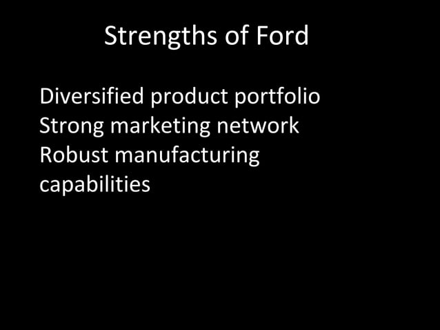Ford Presentation | PPT