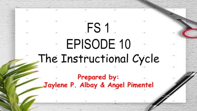 presentation for fs 1.pptx | Education industry | Industries