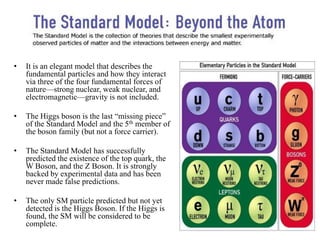 Presentation for higgs boson | PPTX