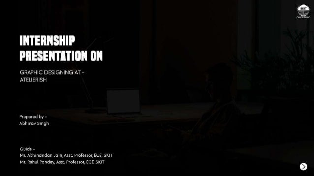 Graphic Designing Internship Presentation | PPTX