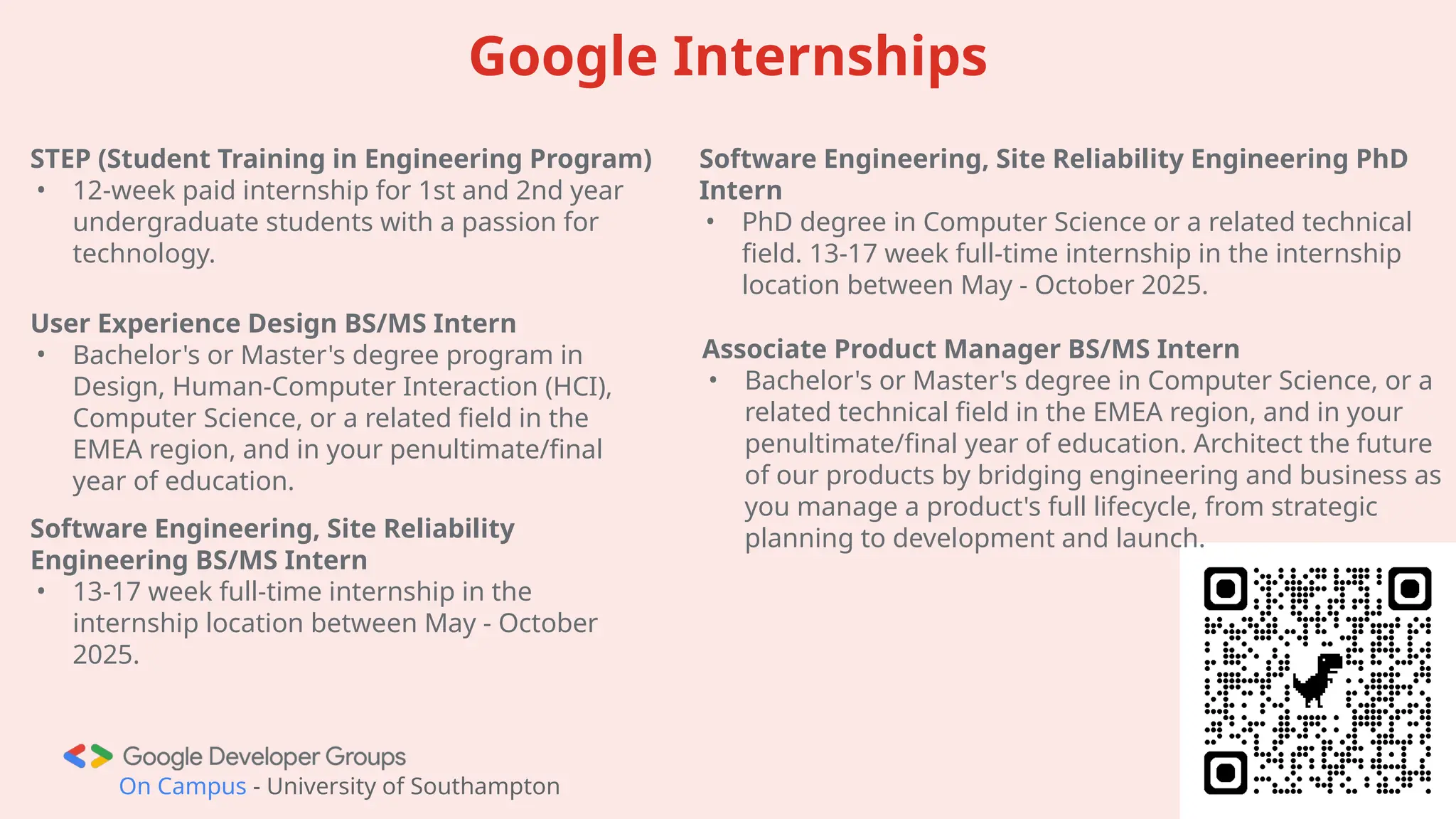 Presentation for Internships Event. pptx | PPTX