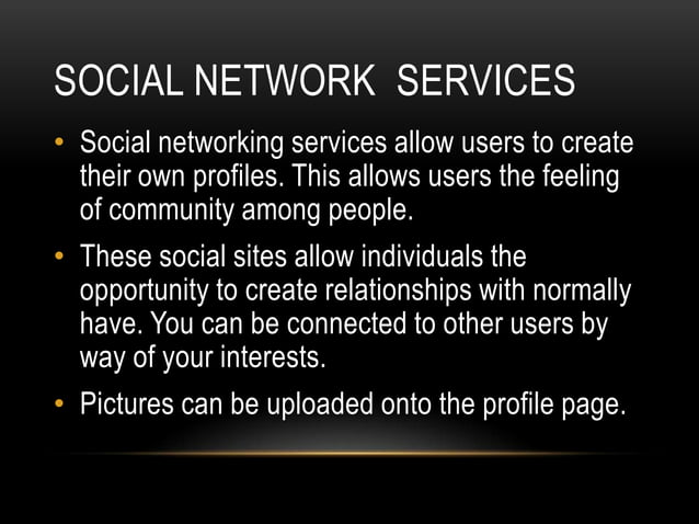 Social Network Presentation | PPT