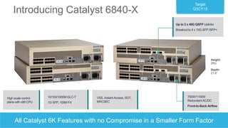 Future Proofing Your Network with the New Cisco Catalyst 3850 10G Aggregation Switches | PPT