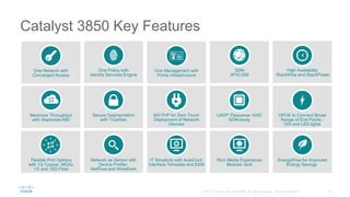 Future Proofing Your Network with the New Cisco Catalyst 3850 10G Aggregation Switches | PPT