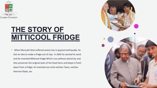 Mitticool fridge | PPTX