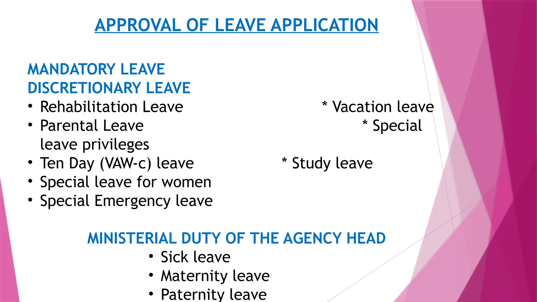Leave Benefits for Government Employees in DepEd | PPTX