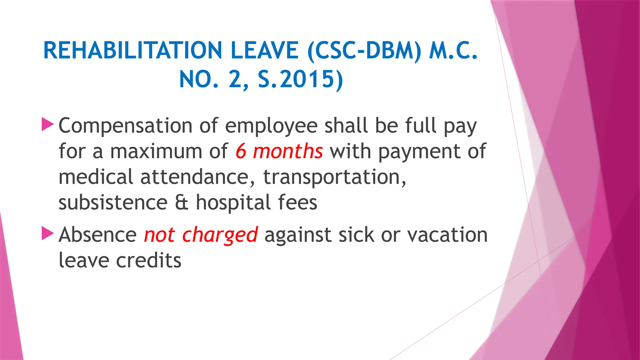 Leave Benefits for Government Employees in DepEd | PPTX