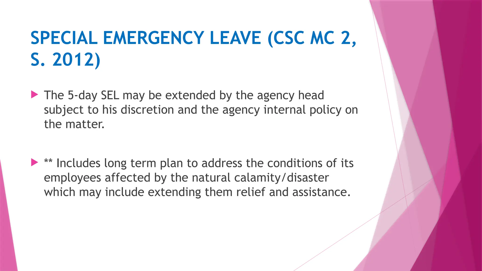 Leave Benefits for Government Employees in DepEd | PPTX