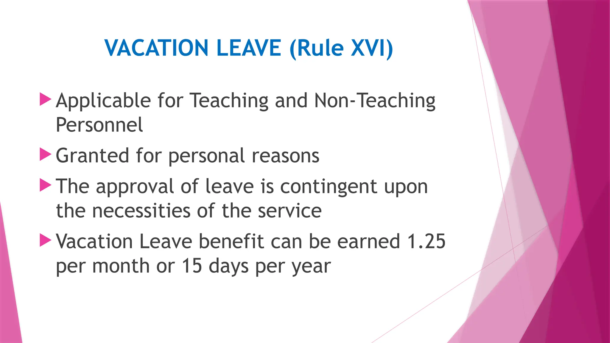 Leave Benefits for Government Employees in DepEd | PPTX