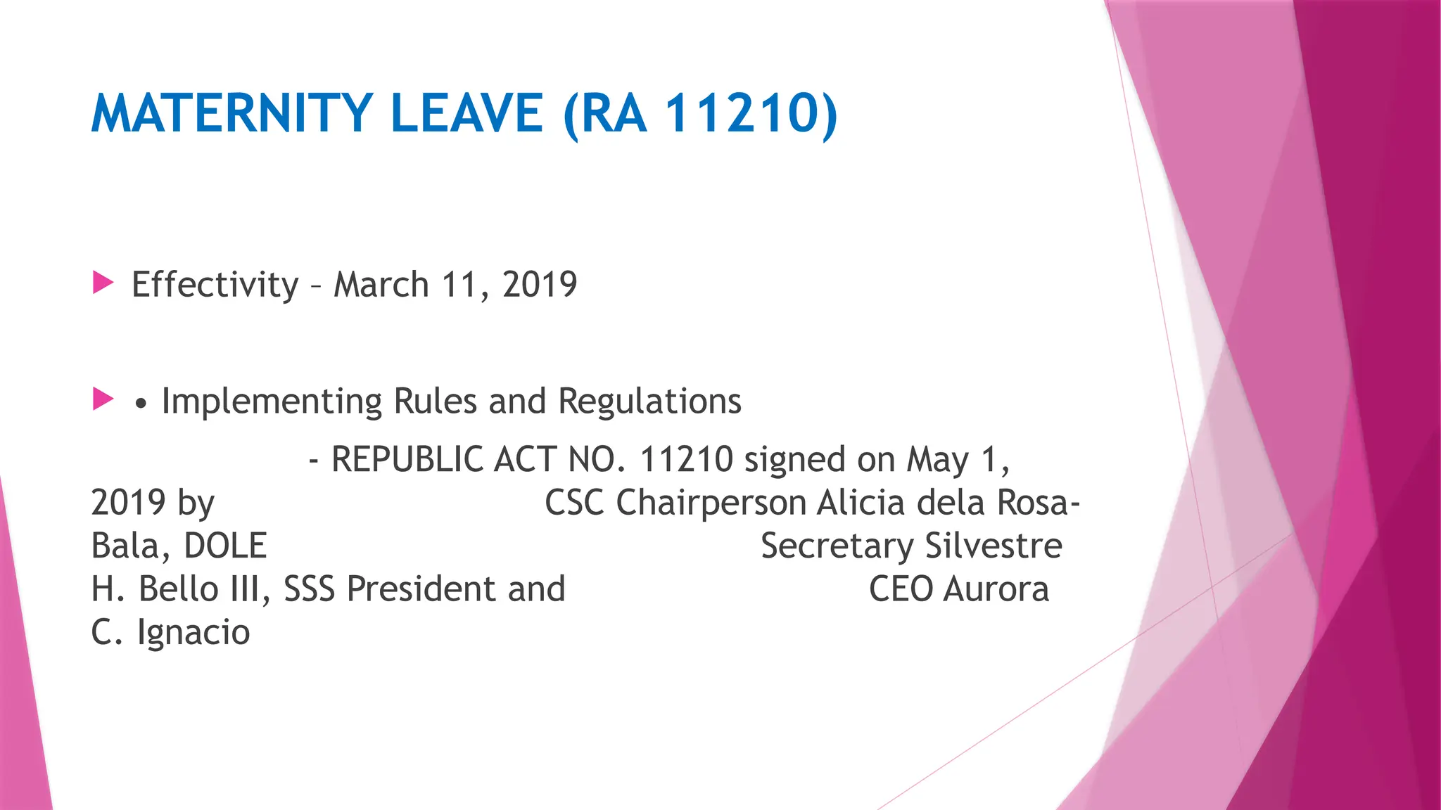 Leave Benefits for Government Employees in DepEd | PPTX