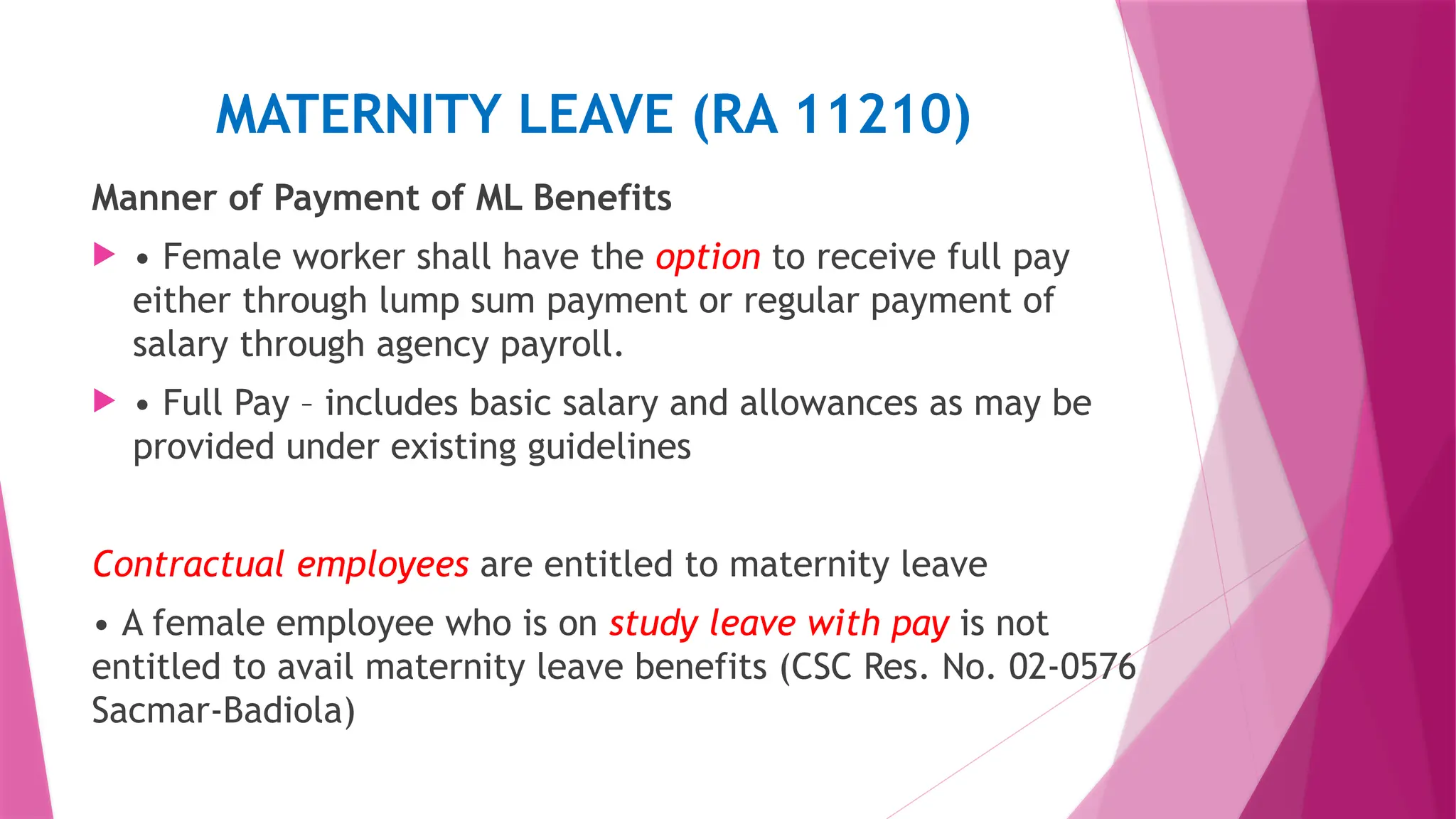 Leave Benefits for Government Employees in DepEd | PPTX