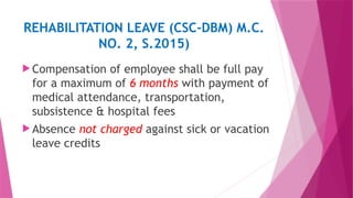 Leave Benefits for Government Employees in DepEd | PPTX
