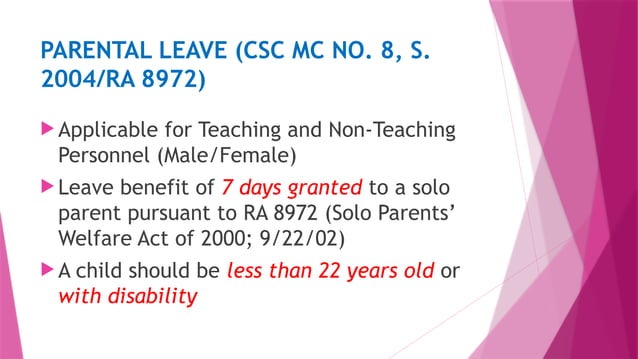 Leave Benefits for Government Employees in DepEd | PPTX