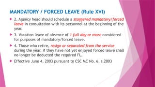 Leave Benefits for Government Employees in DepEd | PPTX
