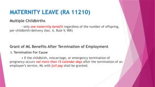 Leave Benefits for Government Employees in DepEd | PPTX