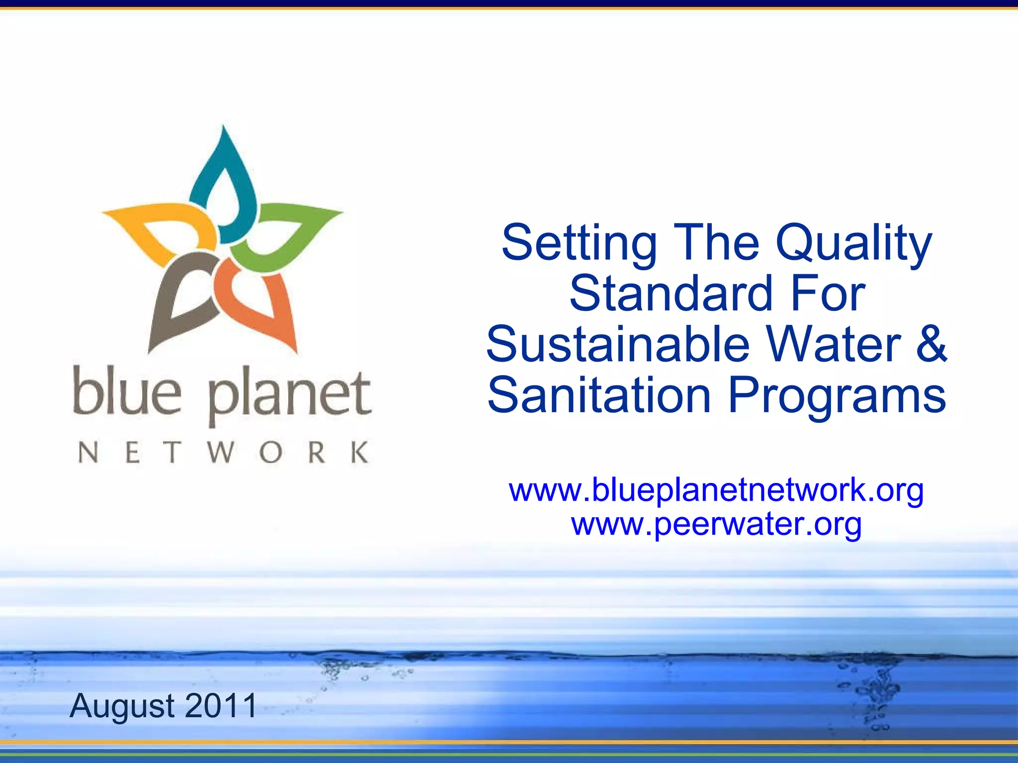 Blue Planet Network | PPT