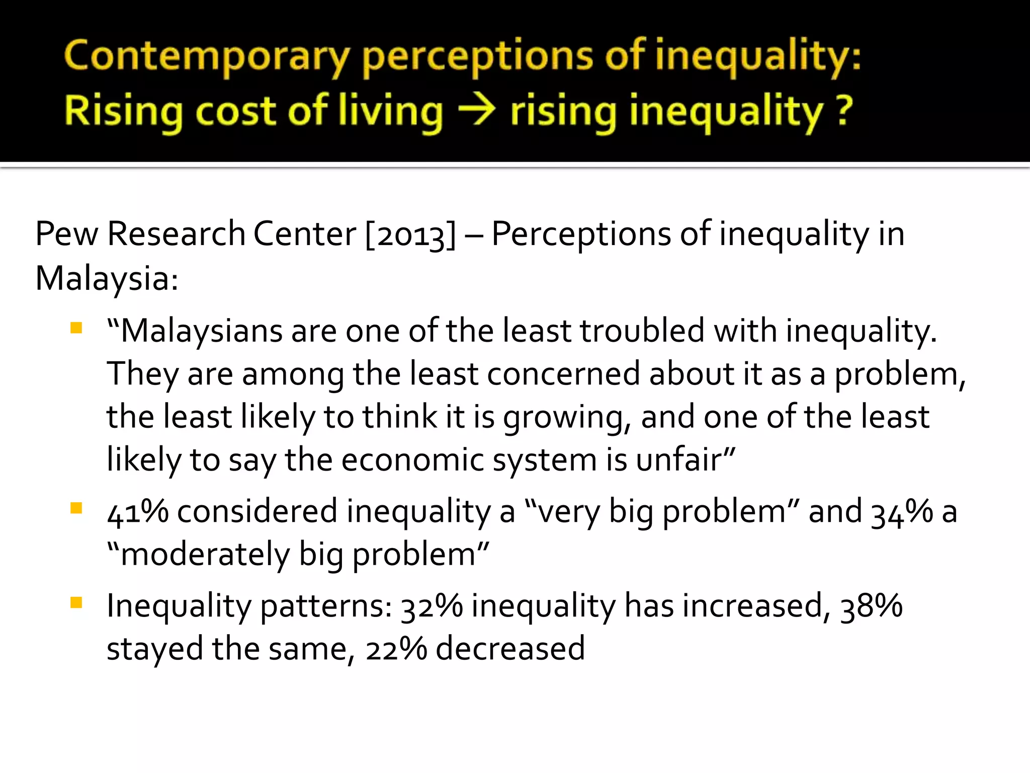 The Puzzle of Malaysia’s Declining Inequality by Dr. Lee Hwok Aun | PPTX