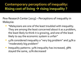 The Puzzle of Malaysia’s Declining Inequality by Dr. Lee Hwok Aun | PPTX