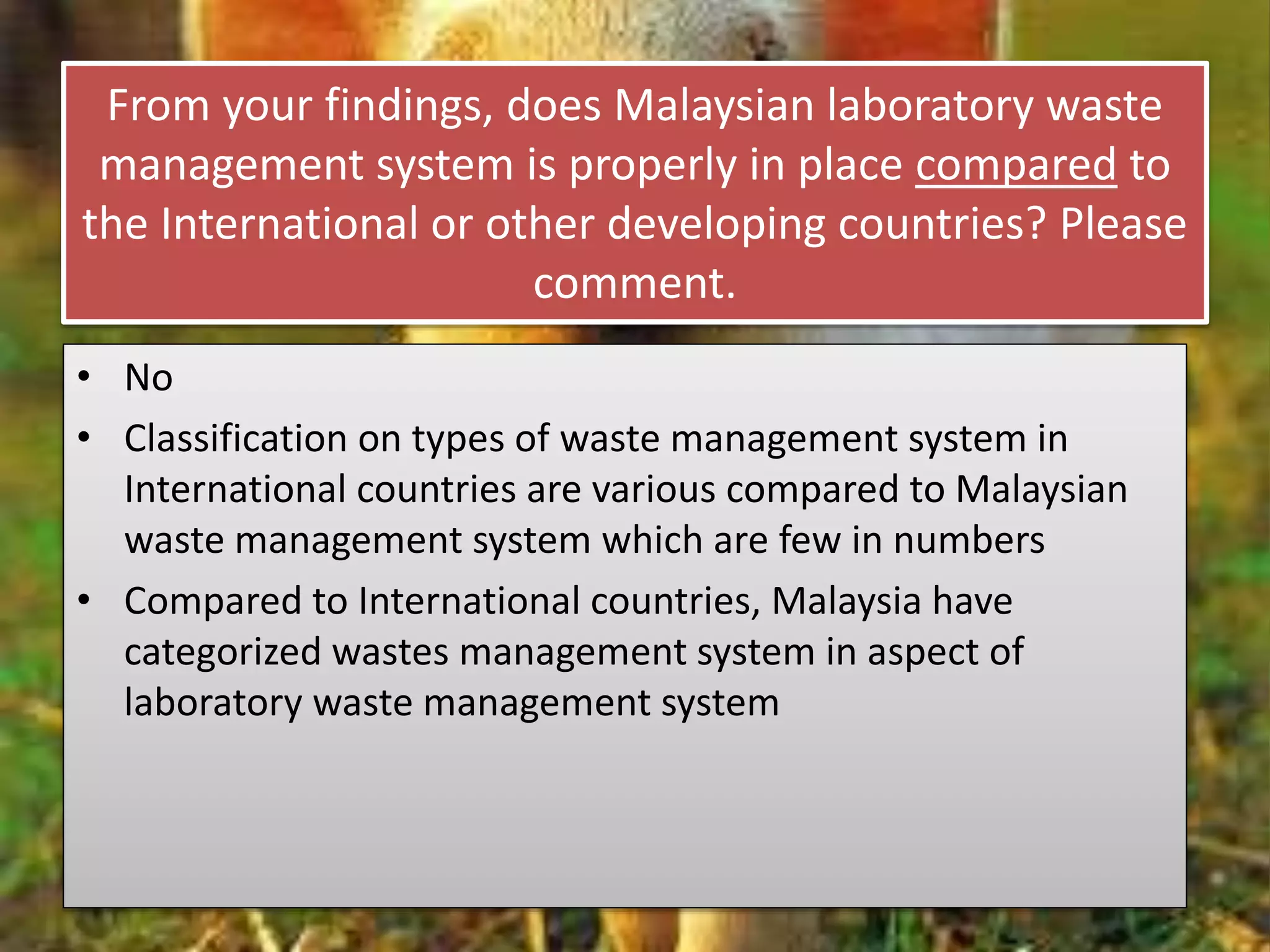Laboratory Wastes in Medical/Health University | PPTX